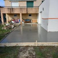 Création d'un dallage béton - Maçon Lyon